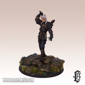 Witcher - White Wolf Miniature #2 - CabanaMinis